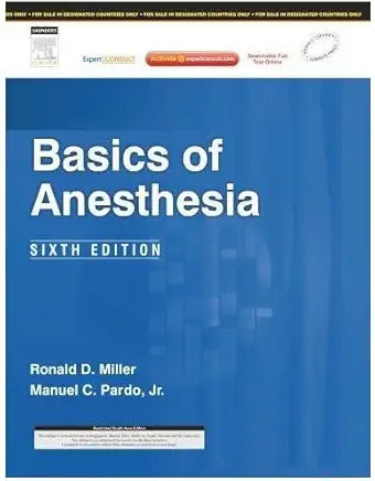 Basics of Anesthesia: 6th Edition by Ronald D. Miller – NEW BOOK WORLD
