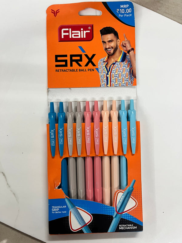 Flair SRX retractable ball pen (blue) – NEW BOOK WORLD