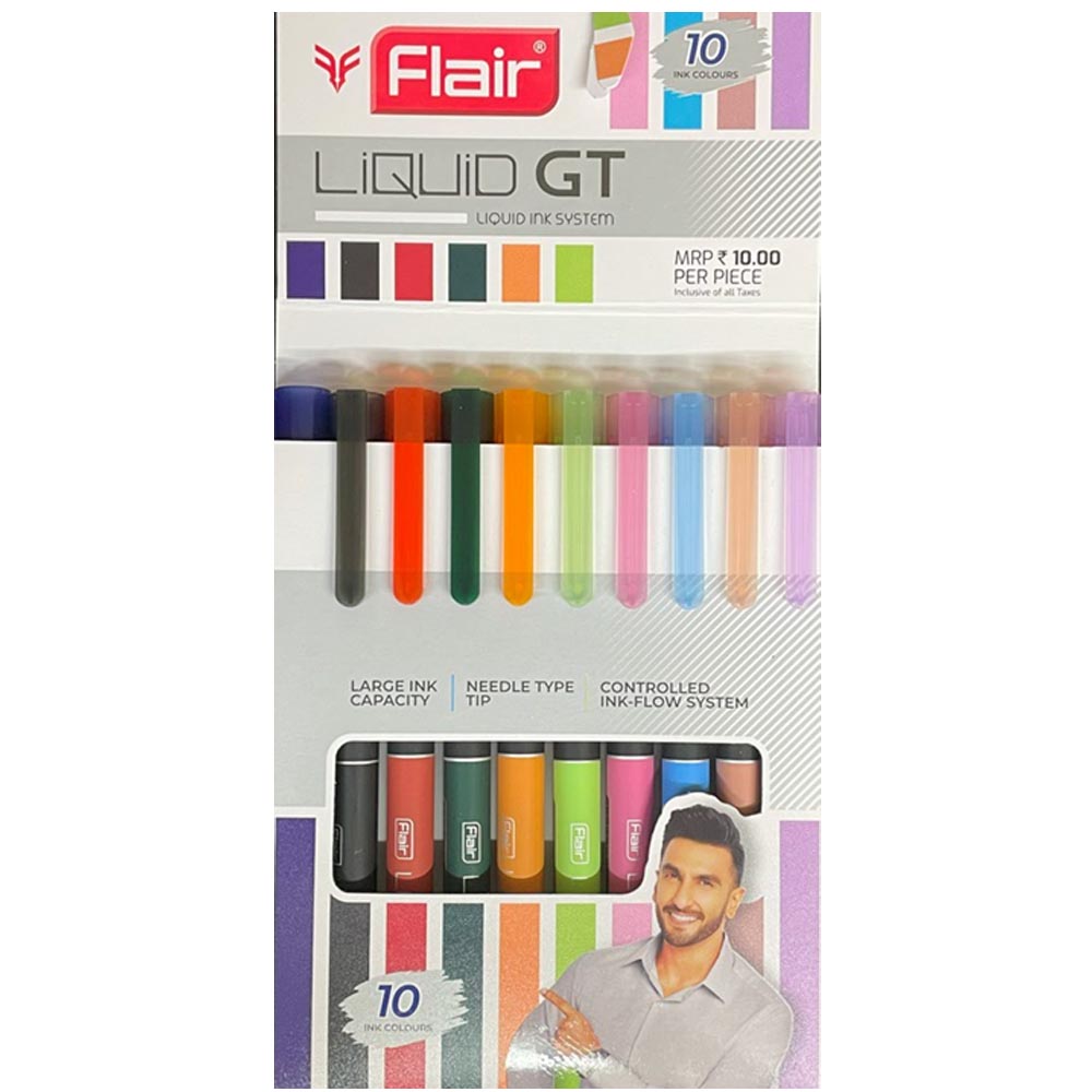 Flair LiQuiD GT Liquit GT (10INK Colours) – NEW BOOK WORLD