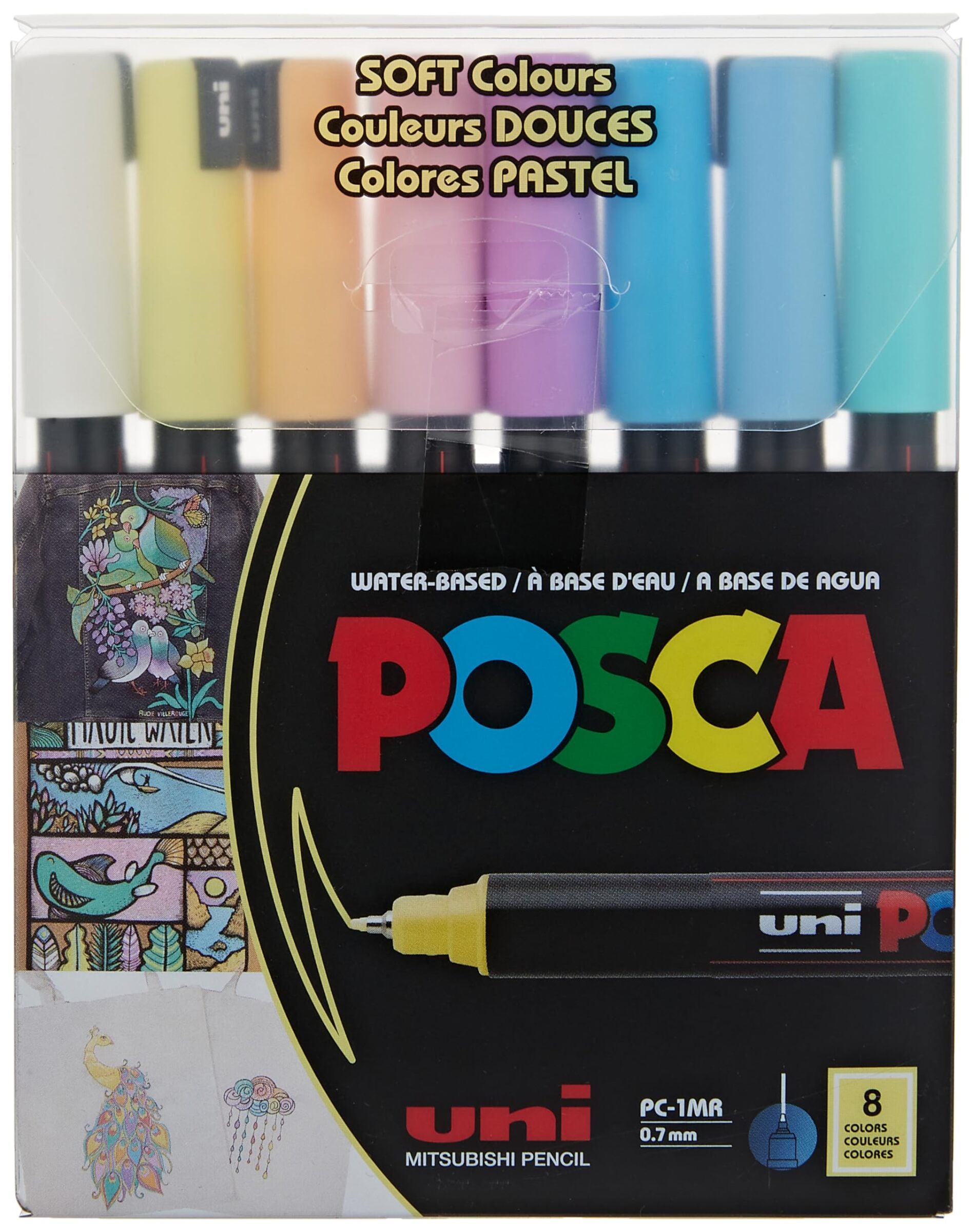 Posca 8 colour – NEW BOOK WORLD